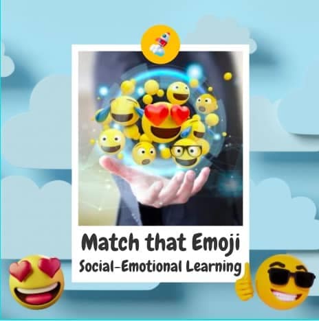 Match that Emoji Emotional Learning Worksheet - Going Up ESL
