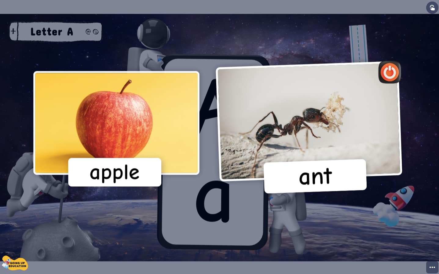 Upgraded Interactive English Alphabet Lessons - Going Up ESL