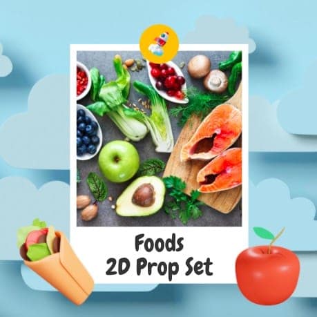 Food 2D Props - Going Up Education